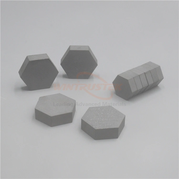 โบรอนคาร์ไบด์น้ำหนักเบา B4C กระเบื้องเซรามิกหกเหลี่ยมสำหรับเสื้อกั๊กกัน ...